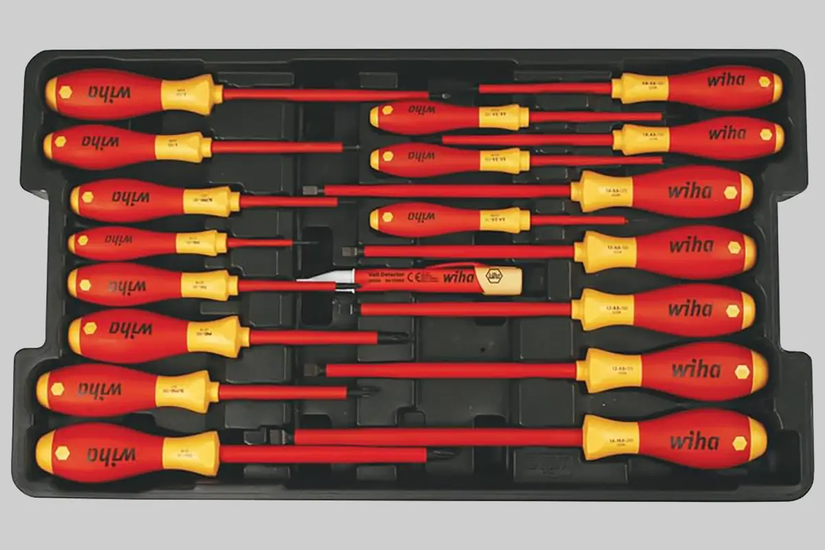 Wiha 32095 19-Piece 1000V Insulated Screwdriver Set - Tools Trove